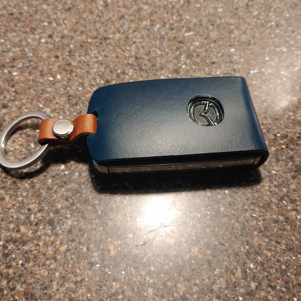 Mazda Series Leather Key Fob Cover Mazda 3, CX-30, CX-5, Mazda 6 - Key ...