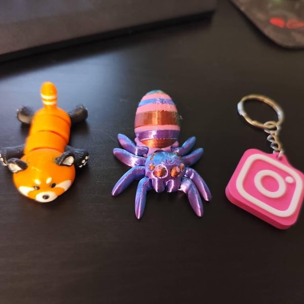 Mechanical Keyboard Keycap Clicker Cube – 3D Printed Fidget | Keychain ...