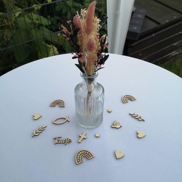 Standring mit Trockenblumen | Trockenblumenring stehend | Blumenleiste ...