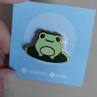 Cute Frog on Lilypad Dreamscape Adventures Collectors Hard - Etsy