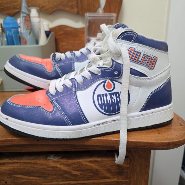 Edmonton Oilers Fan Unofficial Running Shoes, Sneakers, Trainers Unisex ...