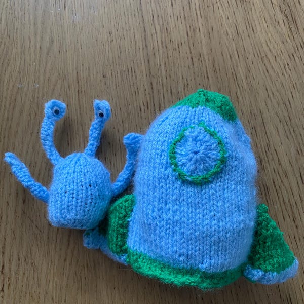 PDF Easter Knitting Pattern Space Rocket & Aliens Egg Cover DK Gift ...