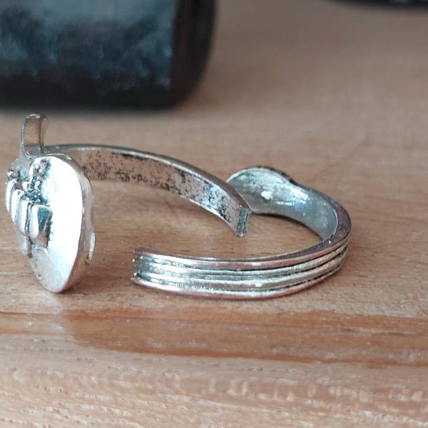 Adjustable Silver Guitar Ring • Boho • Silver Ring • Guitar • Gift for ...