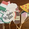 35 Italian Photo Booth Props, Italy Themed Party Props, Love Rome Party ...