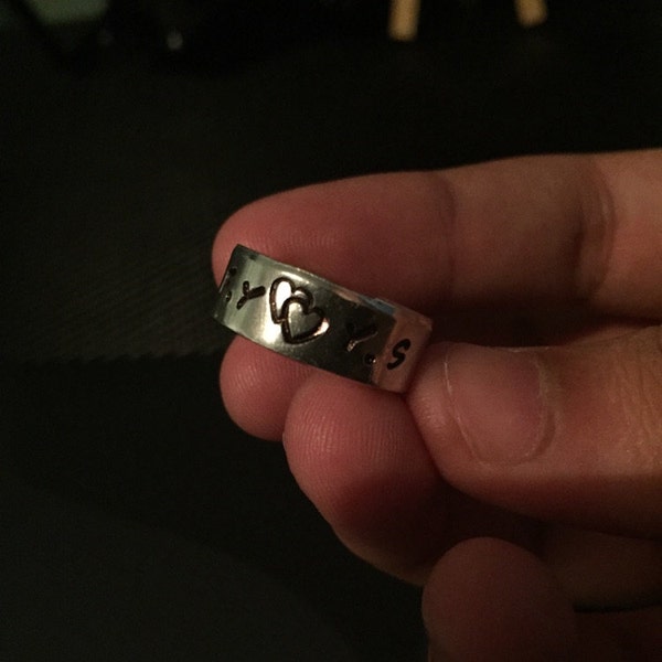One Custom Handstamped Ring . Made to Order Just for YOU - Customizable ...