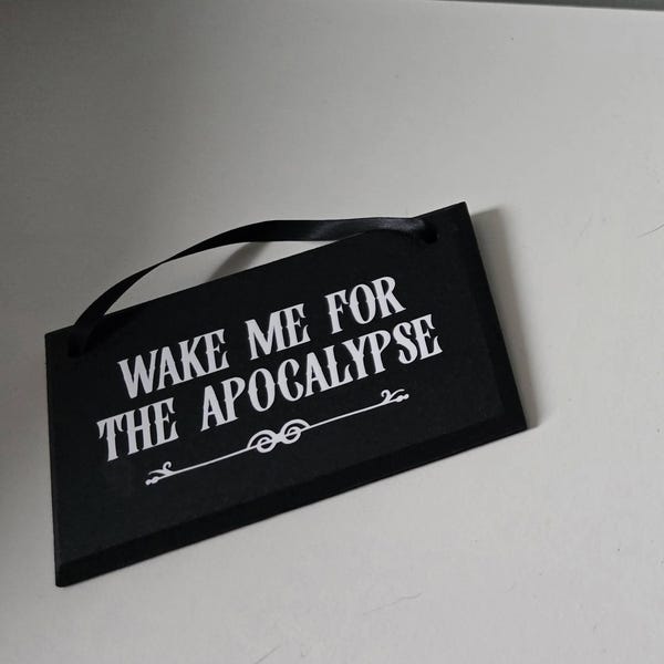 Gothic Sun and Moon Wood Slice - Maximalist Goth Gallery Idea - Dark ...