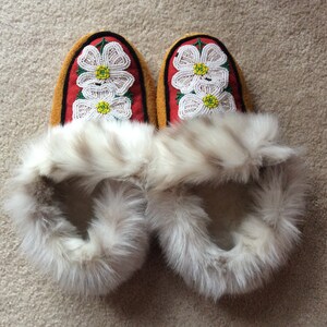 Red Rose Slipper With Fringe US Womens' Size 7.5 - Etsy