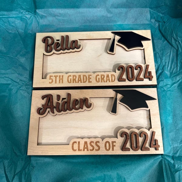 Personalized 5th Grade Graduation Money Holder, Elementary School ...