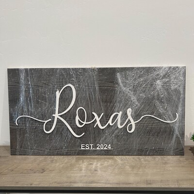 Personalized Wood House Number Sign, Custom Address Number Sign, Porch ...