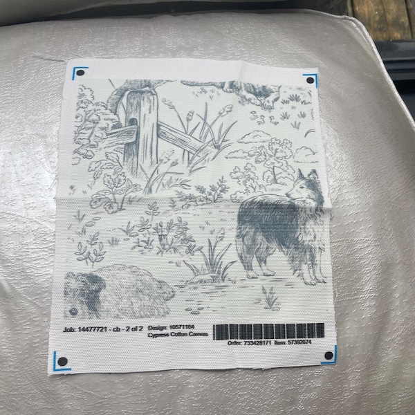 Toile De Jouy Fabric - Country Dogs Toile Gray by Vinpauld - Landscape ...