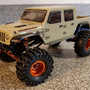 Axial Scx24 Gladiator Body Armor/exocage With Lightbar - Etsy