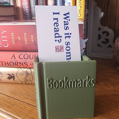 Book Shaped Bookmark Holders Bundles Available 3D Printed Bookish ...
