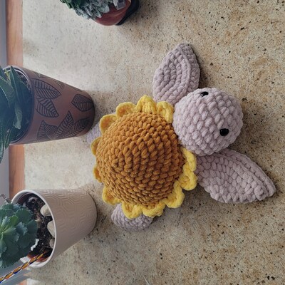 Crochet Sunflower Turtle PATTERN, Crochet Turtle Pattern, Crochet ...