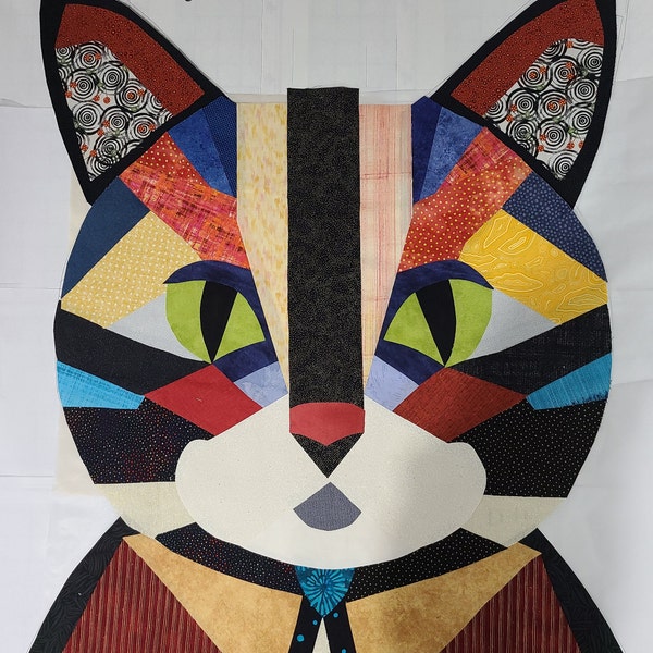 Cat Patchwork , Cat Quilt , Quilting Pattern ,cat Quilt Pattern ...