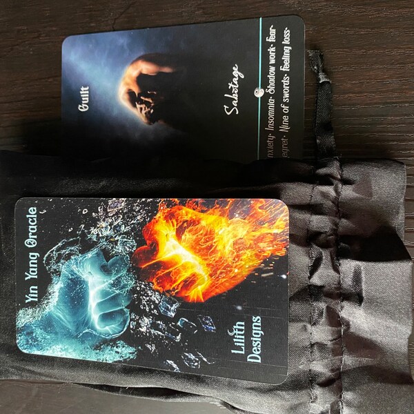 Yin Yang Oracle Cards TWIN FLAME CARDS, Soulmate Cards, Oracle Cards - Etsy