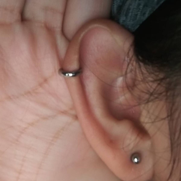 Tiny Cartilage Hoop • 5mm Silver Cartilage Hoop • Gifts for Her ...