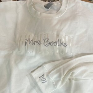 Future Mrs Sweatshirt-mrs Sweatshirt-bride Sweatshirt-embroidered ...
