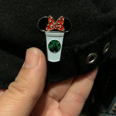 Minnie Castle Coffee Cup Pin Disney Themed Pins Minnie Mouse Pins - Etsy