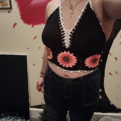 Sunflower Top Made to Order - Etsy