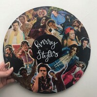 HARRY STYLES 12” Hand Collaged Vinyl Record - Etsy UK