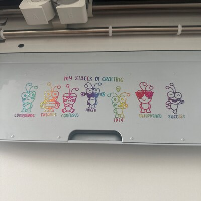 7 Stages of Crafting SVG, Cricut Cutie Stages of Crafting, SVG Files ...