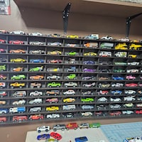 Old Black Toy Car Storage for 100carsmatchbox Car Storage1:64 Car ...