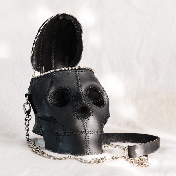 PDF Pattern Leather Skull Bag - Etsy