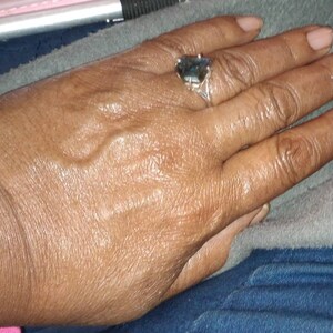 Boho Ring Blue Calcy Ring 925 Sterling Silver Ring-hand - Etsy