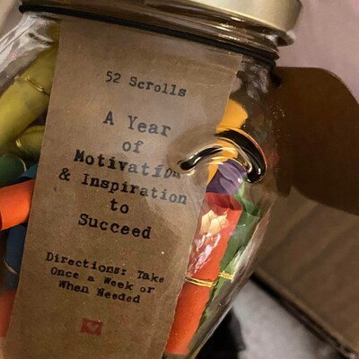 A Year of Motivation & Inspiration to Succeed Thoughtful Gift Unique ...
