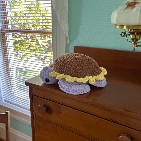 Crochet Pancake Turtle PATTERN, Crochet Turtle Pattern, Crochet Pancake ...
