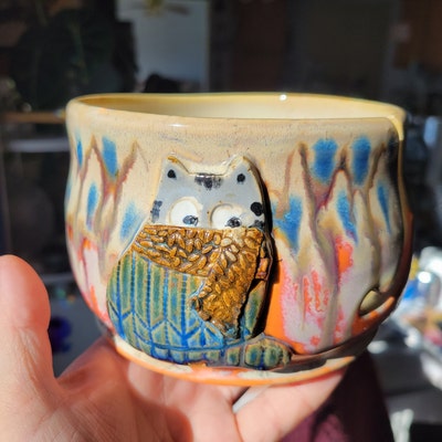 Folk Art Sheep Gauge Swatch Ruler in Inches and Centimeters, 4 Inch-10 ...