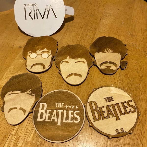 Super Mario Bros Wooden Coasters Set - Geek Gift - Gamer Collectibles ...