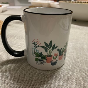 Cute Plant Mug, Plant Mom Mug, Plant Dad Mug, Nature Mug, Garden Mug ...