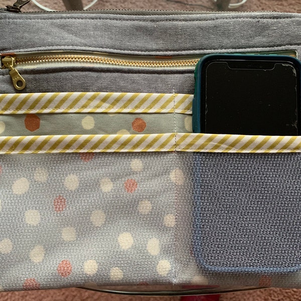 Purse Organizer, PDF Sewing Pattern, Instant Download, Zipper Pouch ...