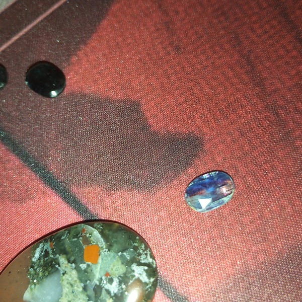 Natural Red Larimar (rare) Smooth Gemstone, Top Grade Quality of Oval ...