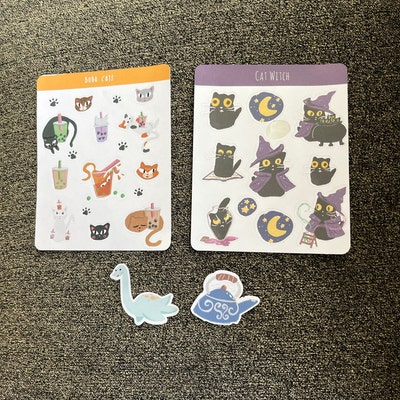 Mothman Cute Cryptid Sticker Sheet - Etsy