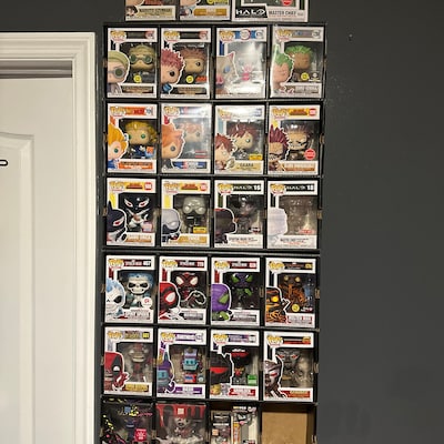 Funko Pop Display Kubbies TWELVE PACK Black or White. Single Row - Etsy