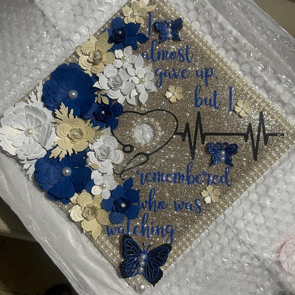 Custom Graduation Cap Topper Personalized Grad Cap - Senior Class Gift ...