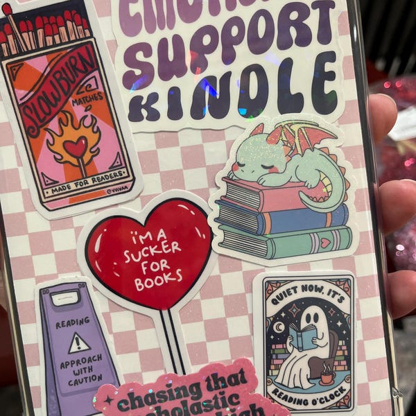 Hot Girls Support Their Local Library Sticker, Book Lover Sticker ...