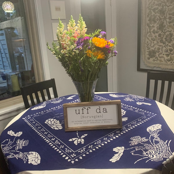 Uff Da Sign Norway Gift Norwegian Sign Scandinavian Home Decor Viking ...