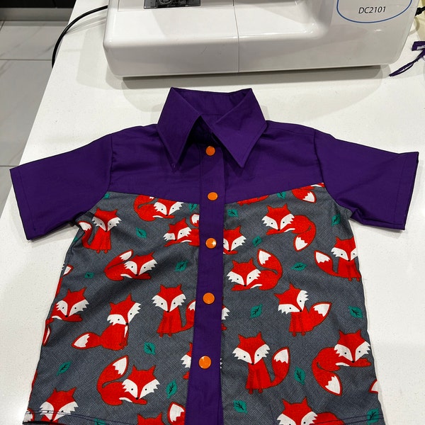 Boy Girl Shirt Pattern Pdf Sewing , Children Shirt, Toddler Baby Shirt ...