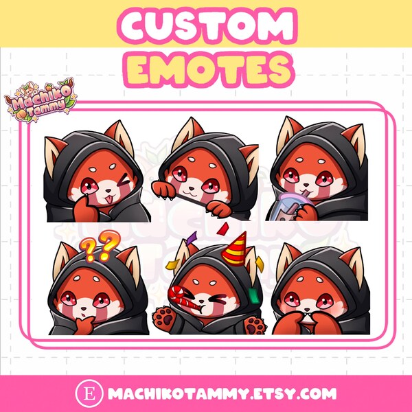 Custom Pngtuber Chibi, Pngtuber Model, Chibi Emotes, Discord Twitch ...