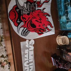 Bone Goth Patch Embroidered Iron on Patch - Etsy