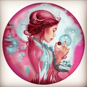 Arte imprimir fortuna ángel diosa abundancia riqueza | Etsy