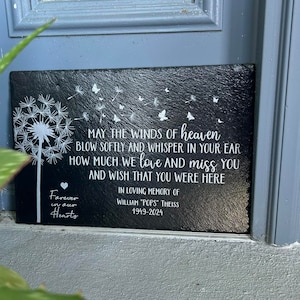 Monarch A Limb Has Fallen, Sympathy Gift, Memorial Frame, Keepsake ...