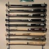 7bat Wood - Baseball Bat Display Rack W/ Multiple Shelves- Premium Pine ...