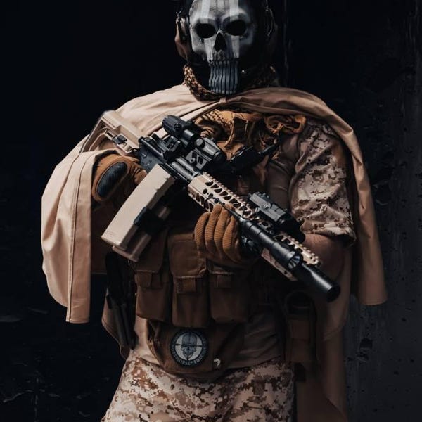 Night War - Ghost Inspired - Airsoft Ready Ghost Mask - Etsy