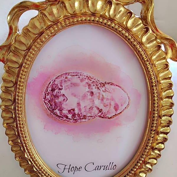 Custom IVF Art Embryo Watercolor Personalized Pregnancy Gift - Nursery ...