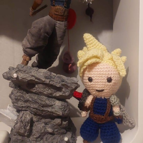 DIY PATTERN - Cloud Strife (FFVII) - Amigurumi Crochet Pattern - Etsy