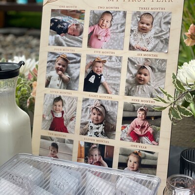 Checkered Boho Birthday Cake Topper Boy First Birthday Smash Cake One ...